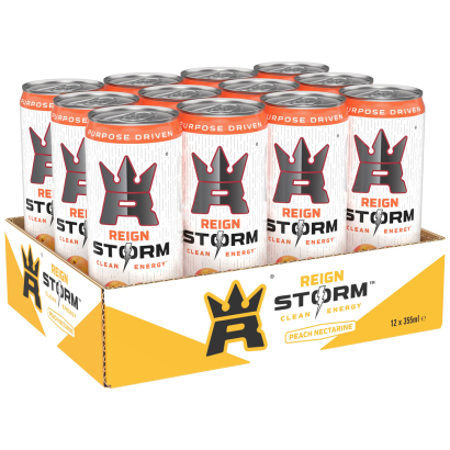 Osta 12 x Reign Storm Energy 355 ml Peach Nectarine | Hintatakuu ...