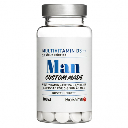 Osta BioSalma Multivitamin Man D3++ 100 tabs | Hintatakuu & Ilmainen ...