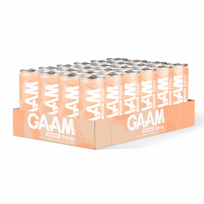 Osta 24 x GAAM Energy 330 ml White Peach | Hintatakuu & Ilmainen ...